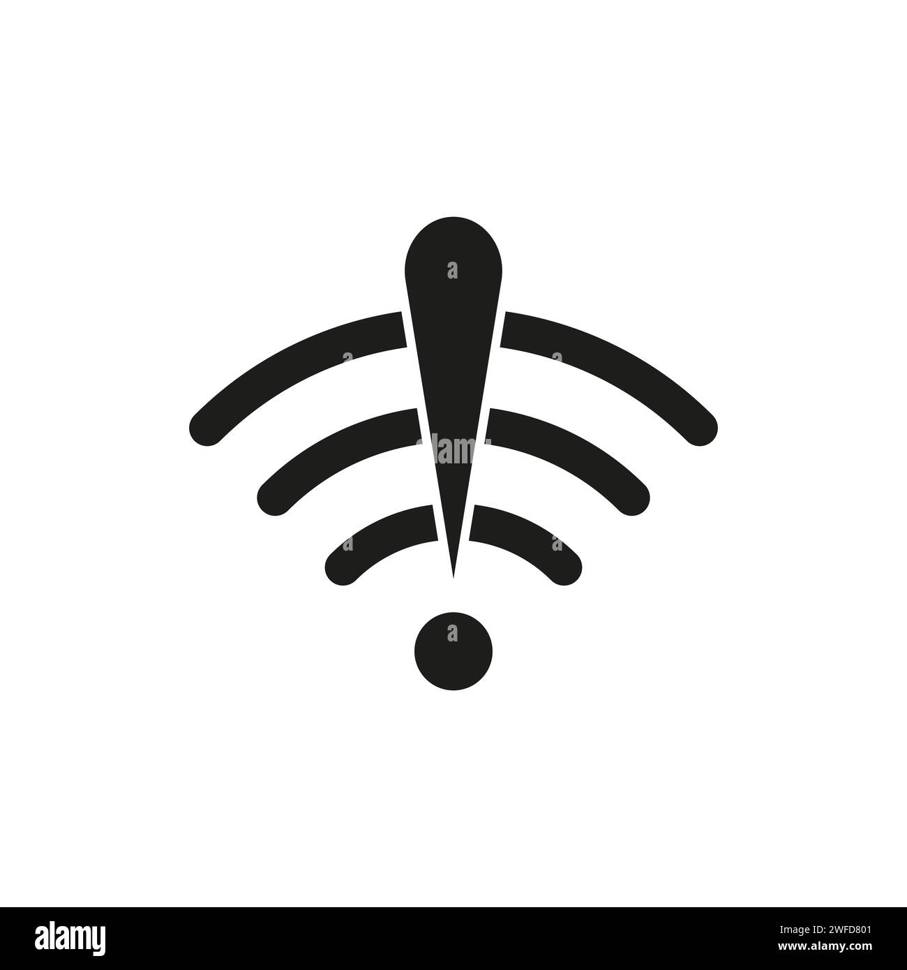 Wi fi wlan verbindung hotspot hotspot Stock-Vektorgrafiken kaufen - Alamy