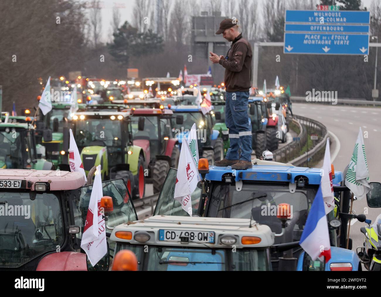 Straßburg, Frankreich. 30. Januar 2024. © PHOTOPQR/L'ALSACE/Jean-Marc ...