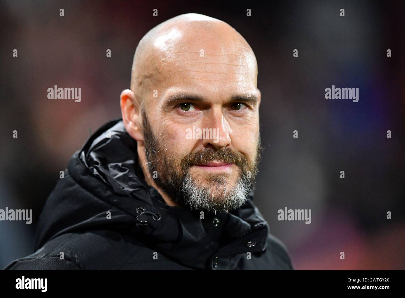 Luke Williams, Manager von Swansea City – AFC Bournemouth gegen Swansea ...