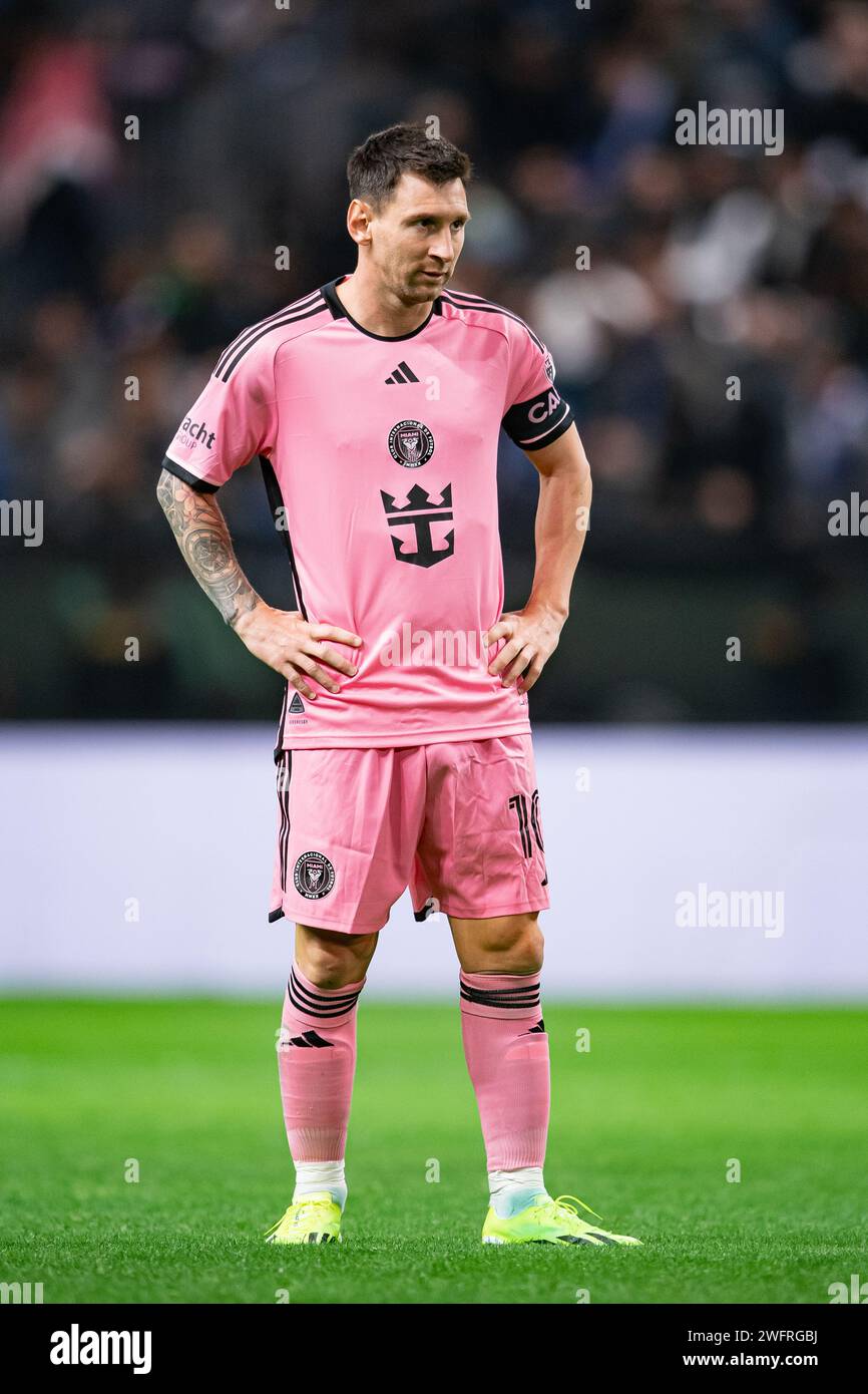 Lionel Messi #10 von Inter Miami FC im Spiel des Riad Season Cup ...