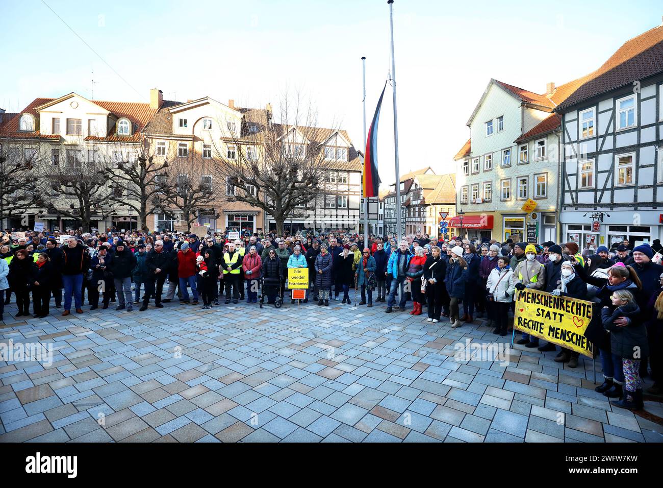 Demo gegen Hass und Hetze - Kundgebung gegen die AfD und Rechtsextremismus - DE, Deutschland ...