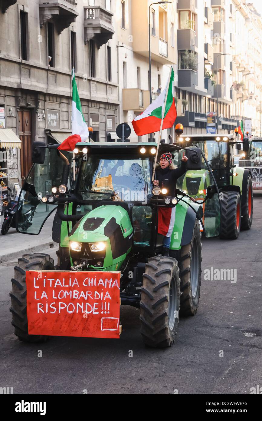 Mailand, Italien. Februar 2024. Foto Alessandro Bremec/LaPresse01-02 ...