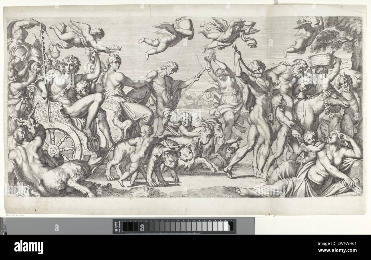 Triomf Van Bacchus EN Ariadne, Carlo Cesio, nach Annibale Carracci ...