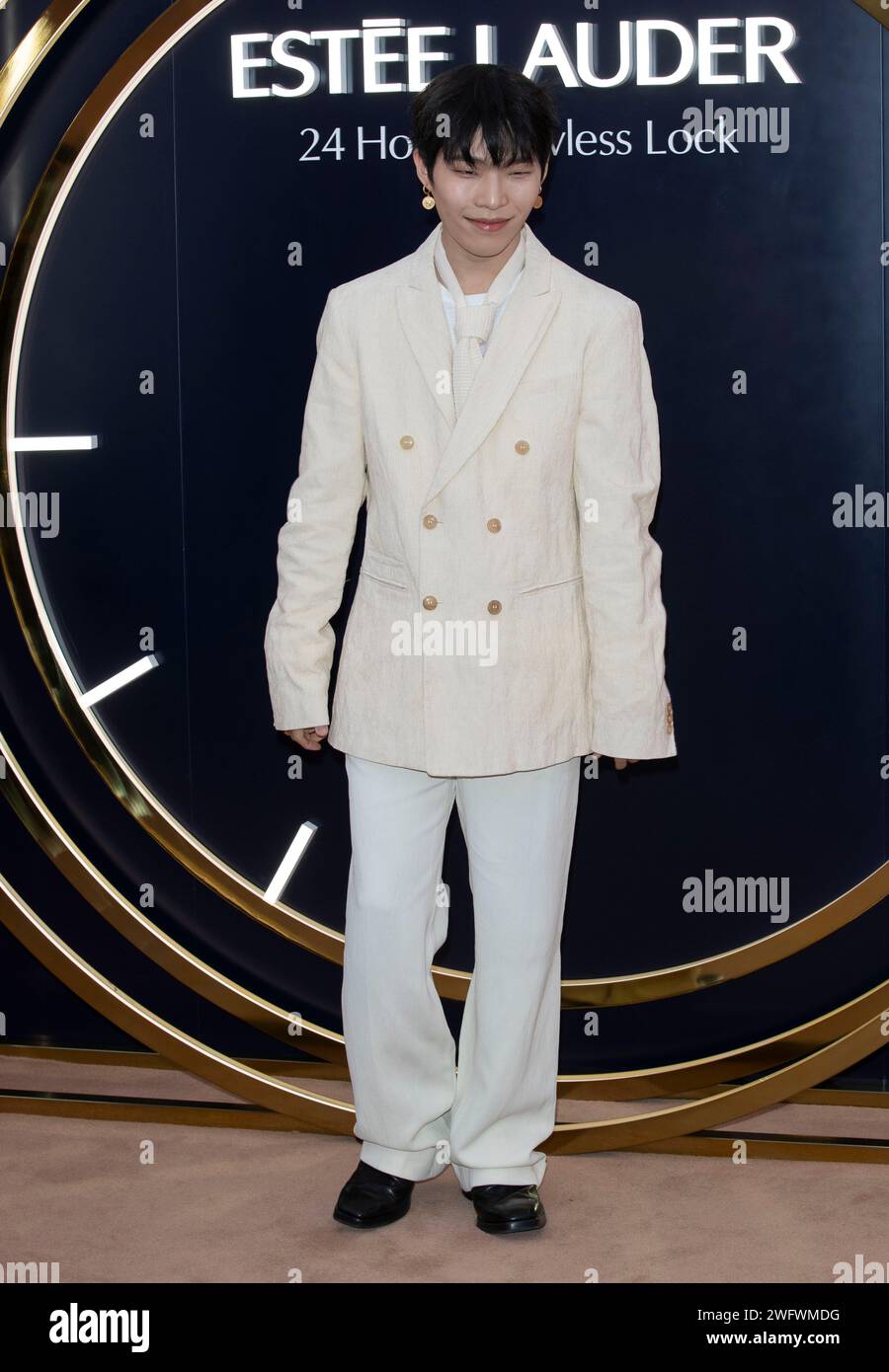 Seoul, Südkorea. Februar 2024. Der südkoreanische Sänger und Songwriter Lee Chan-hyuk, Mitglied ...