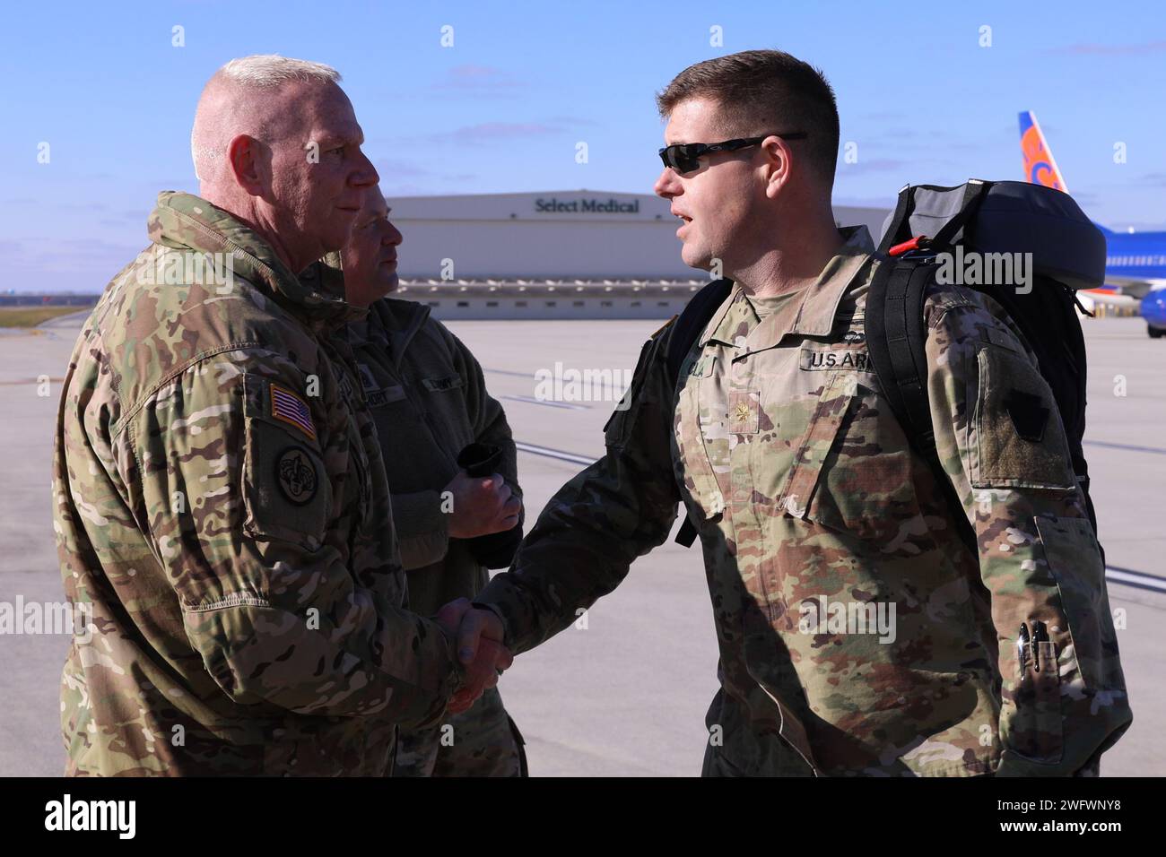 Soldaten der US-Armee mit dem 56. Striker Brigade Combat Team der ...