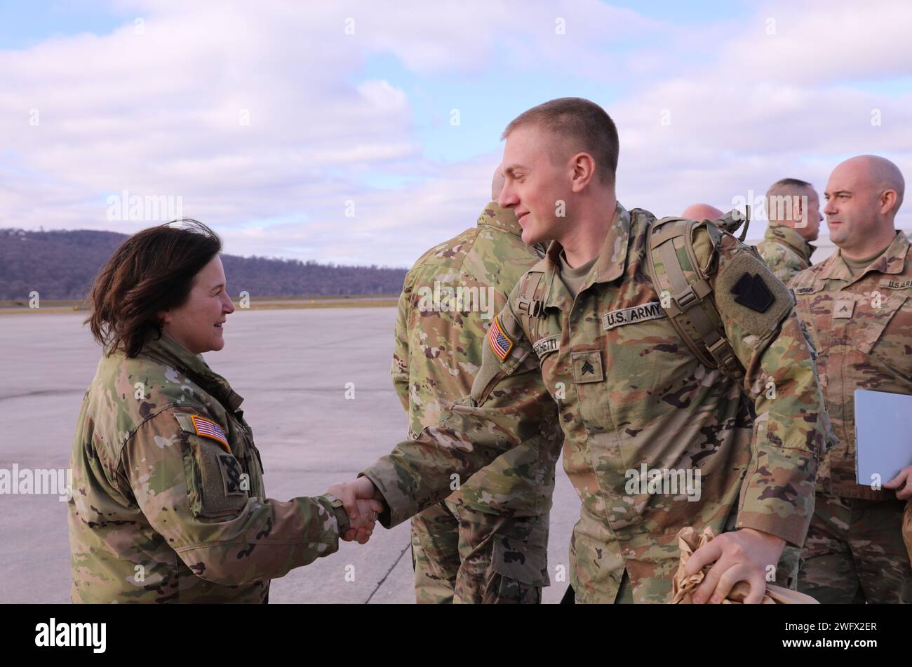 Soldaten der US-Armee mit dem 56th Striker Brigade Combat Team der ...