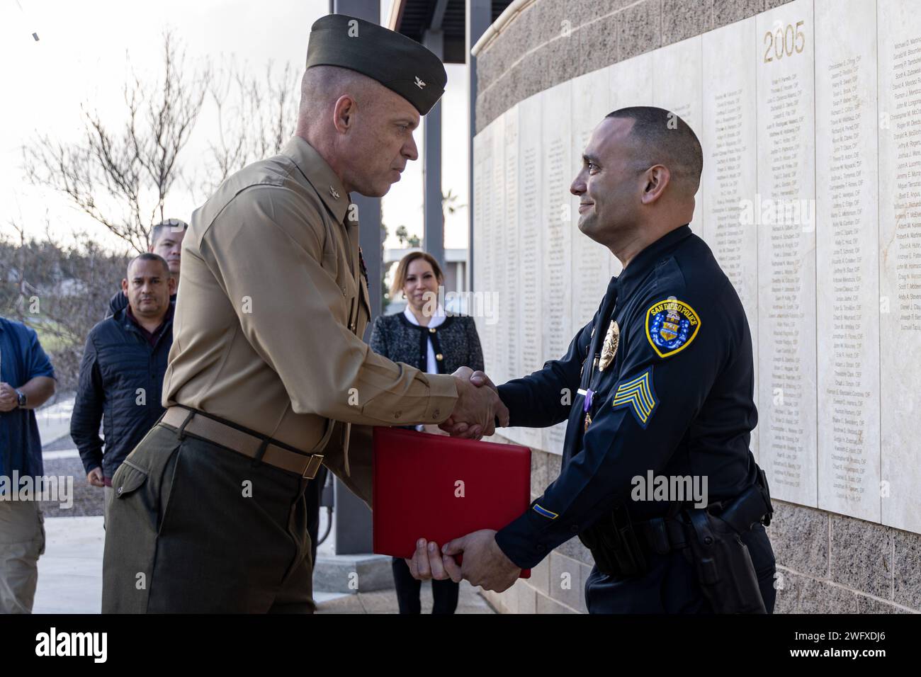 US Marine Corps Colonel Daniel Whitley, der stellvertretende Kommandeur ...