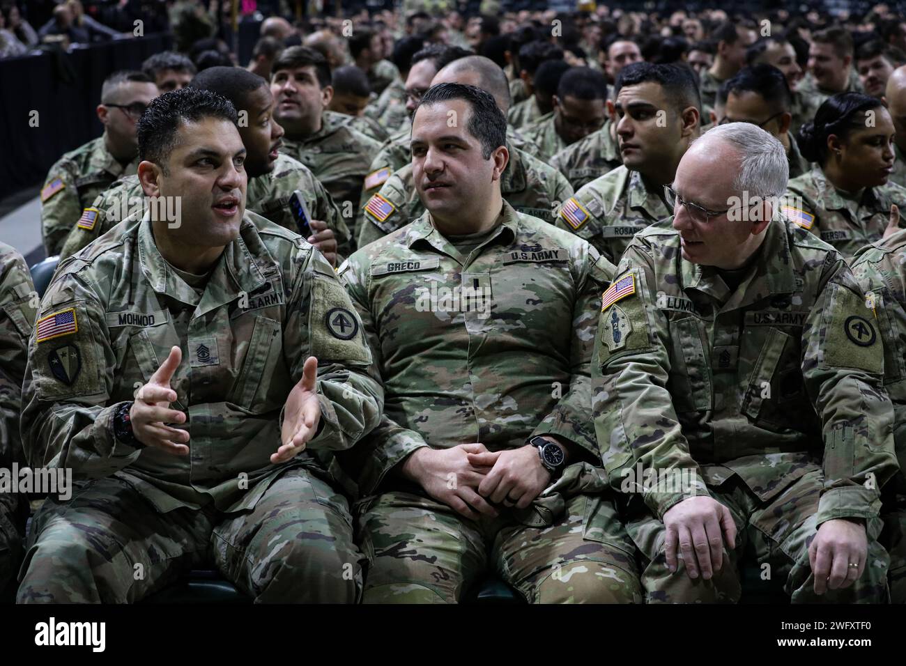 Soldaten der US-Armee mit dem 44th Infantry Brigade Combat Team, New ...