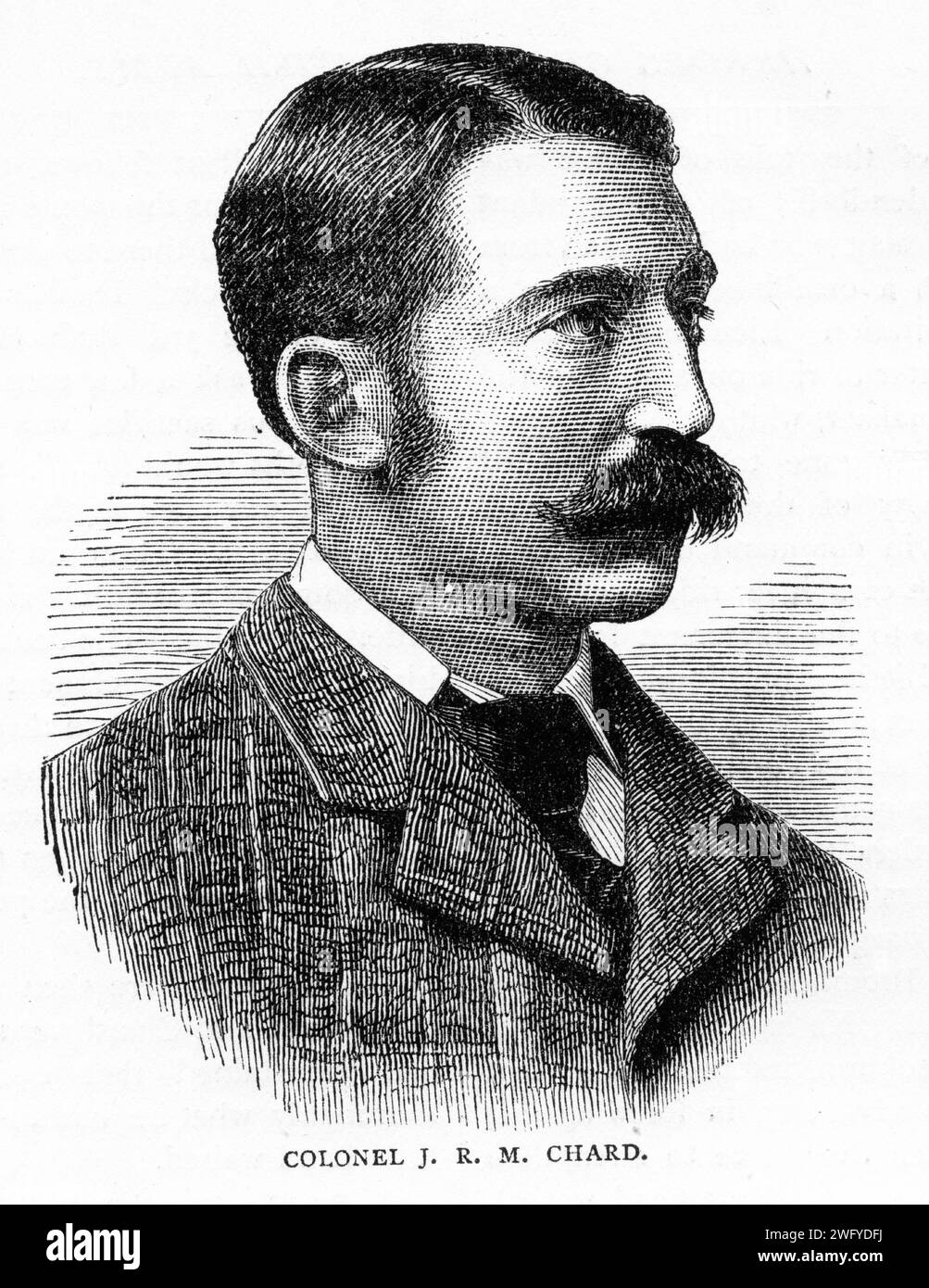 Porträt von Colonel John Rouse Merriott Chard VC (1847 – 1897) ein ...