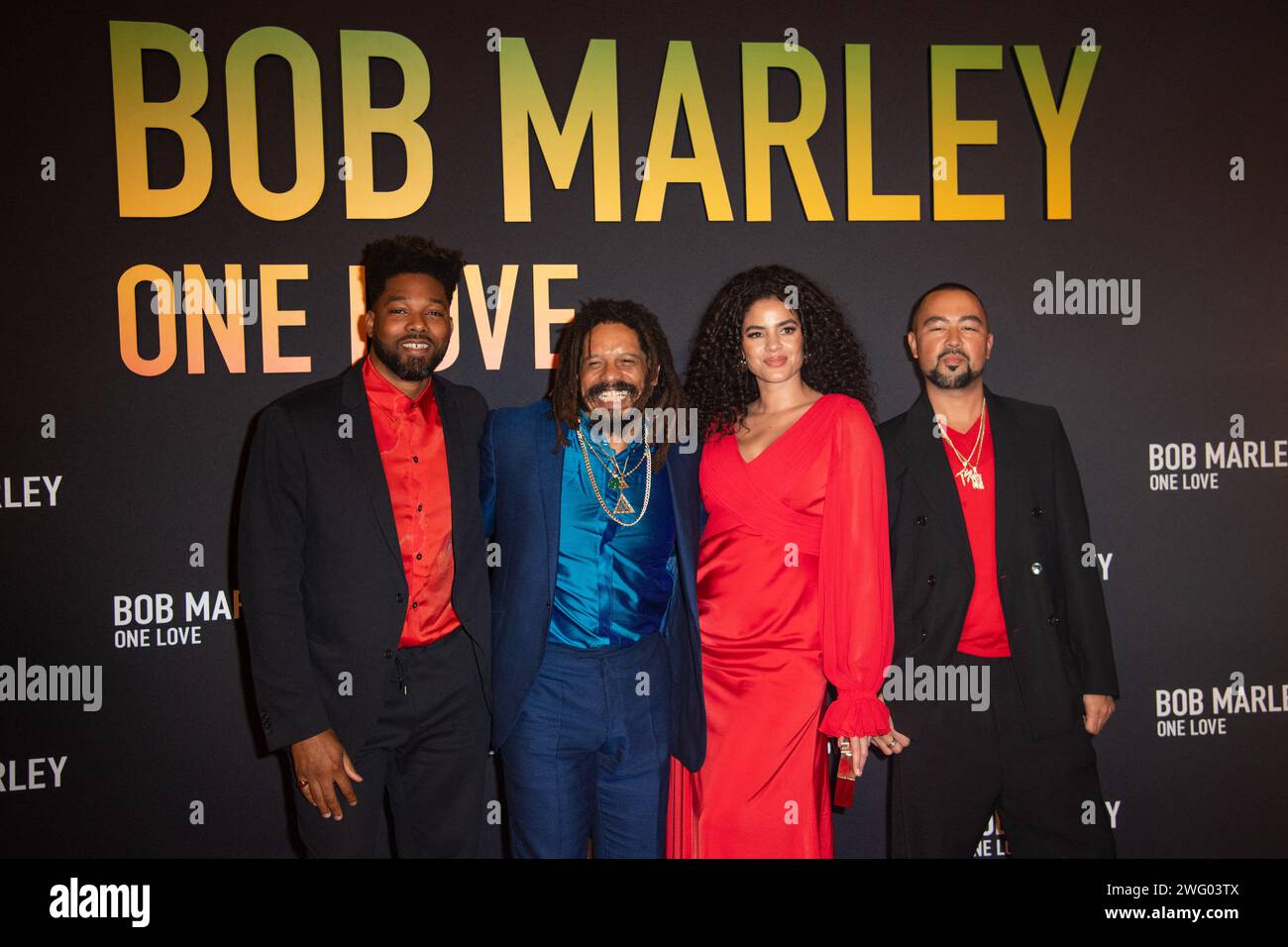 Paris, Frankreich. Februar 2024. Mehdi Frantz Darlis, Rohan Marley ...