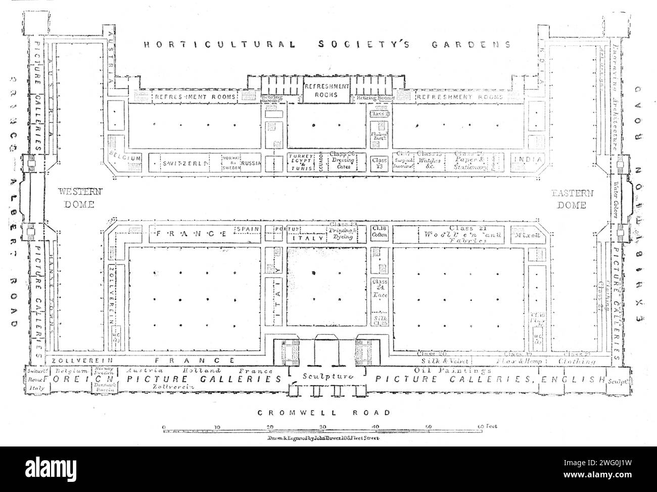Plan Der Galerien Des International Exhibition Building South