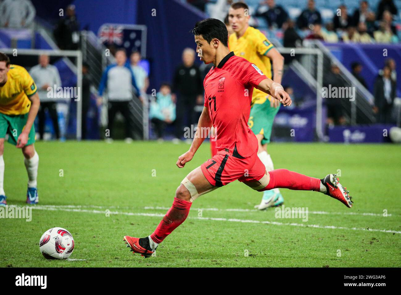 Doha, Katar, 2. Februar 2024, AFC Asian Cup Katar 2023 Quater Final ...