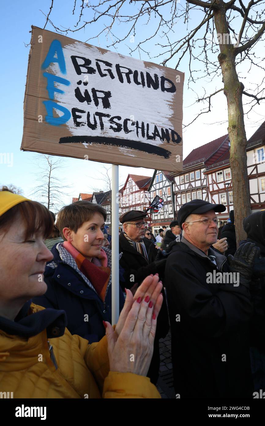 Demo gegen Hass und Hetze - Kundgebung gegen die AfD und Rechtsextremismus - DE, Deutschland ...