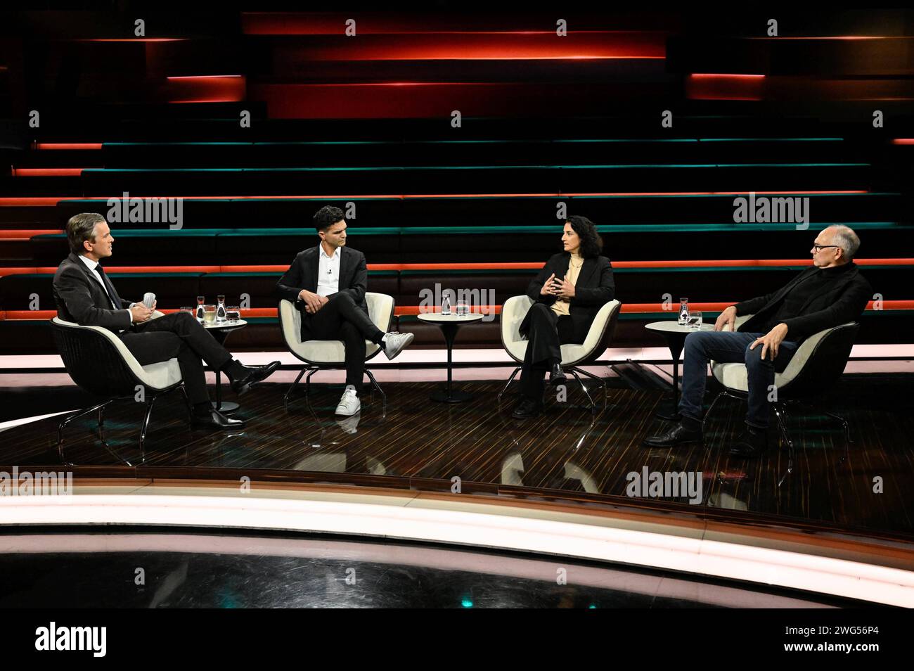 Talkrunde bei Markus Lanz , ZDF 11/23 her Markus Lanz, Alon Meyer ...