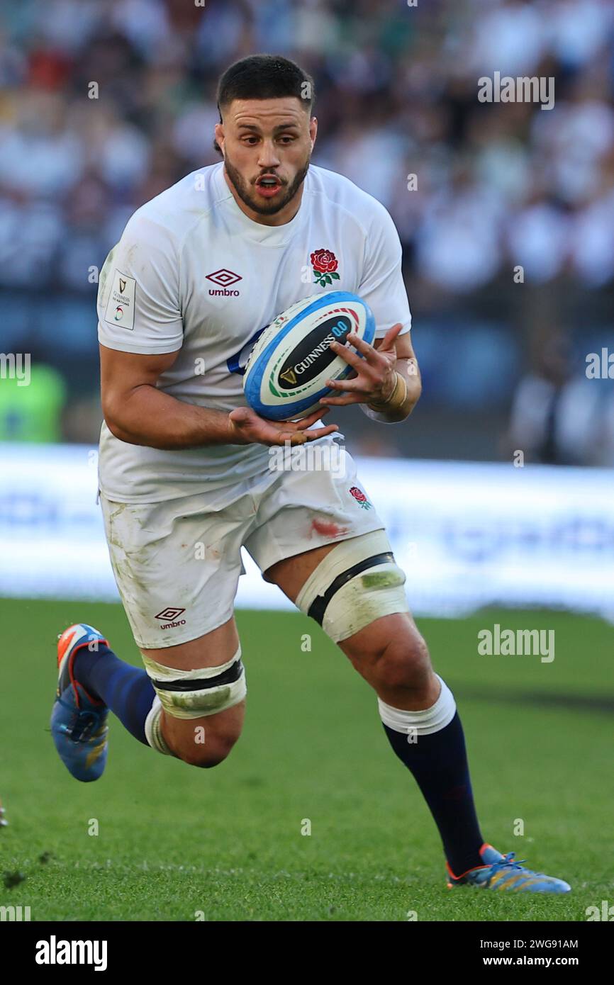 Rom, Italien. Februar 2024. Rom, Italien 03.02.2024: Ethan Roots (eng ...