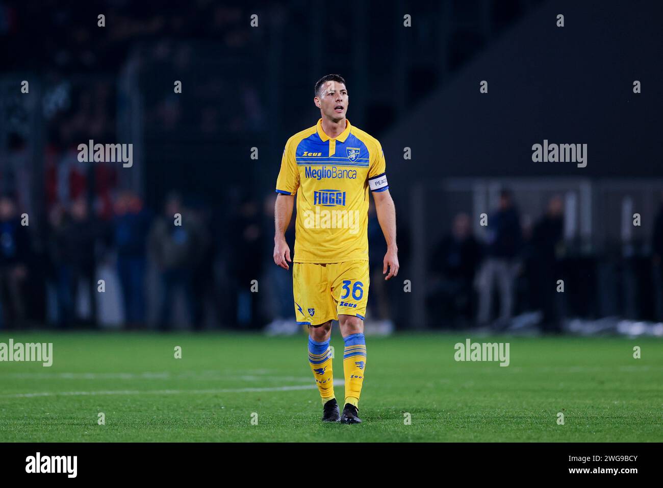 Luca Mazzitelli, italienischer Mittelfeldspieler von Frosinone, spielt ...