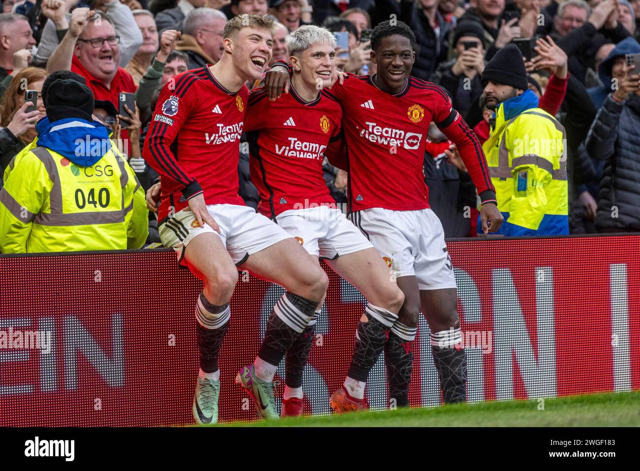 Manchester, Großbritannien. Februar 2024. Manchester, England, 4 ...
