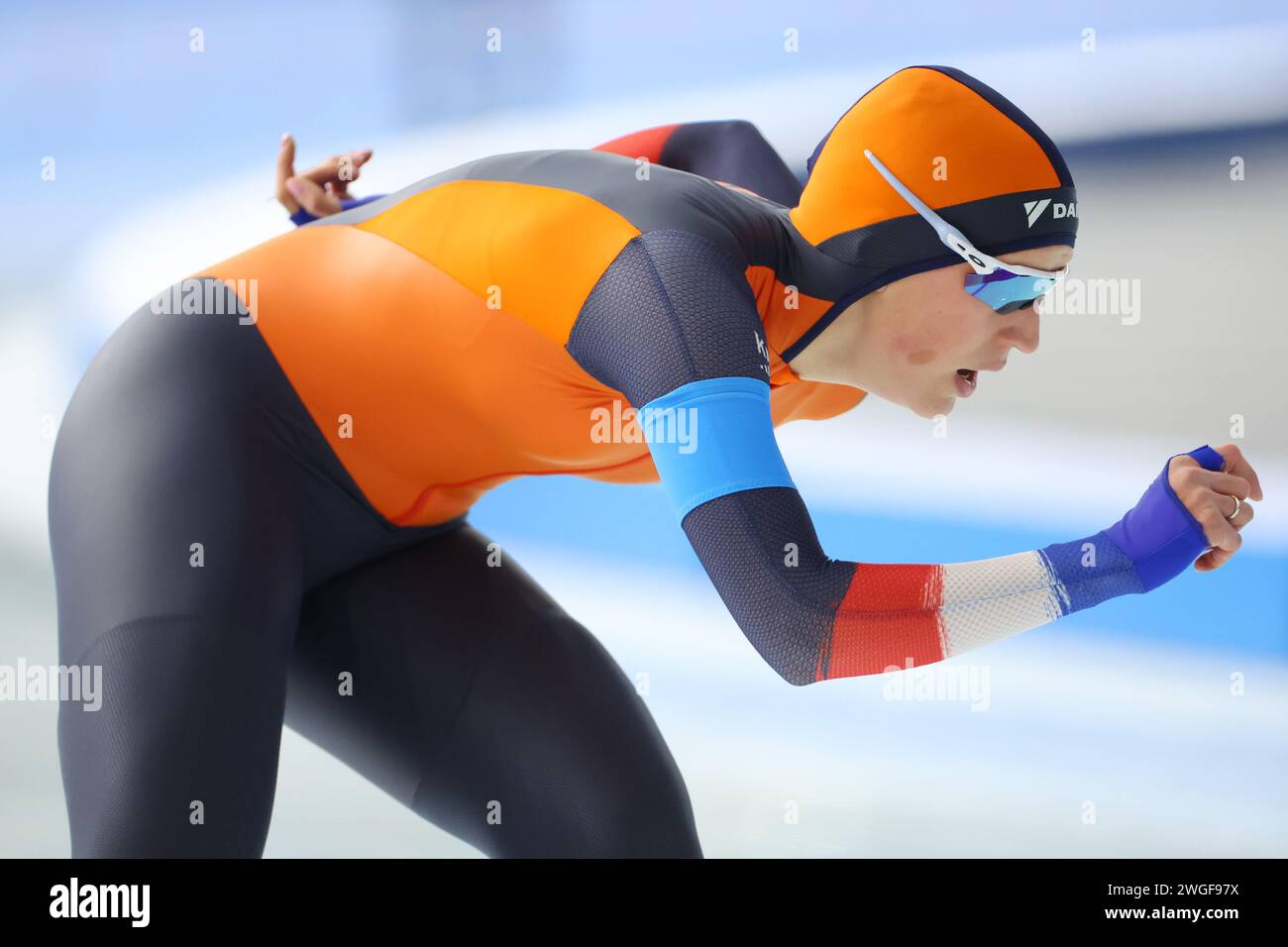 Aomori, Japan. Februar 2024. Meike Veen (NED) Speed Skating : ISU ...