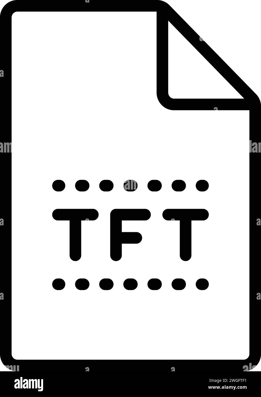 Tft logo Stock-Vektorgrafiken kaufen - Alamy