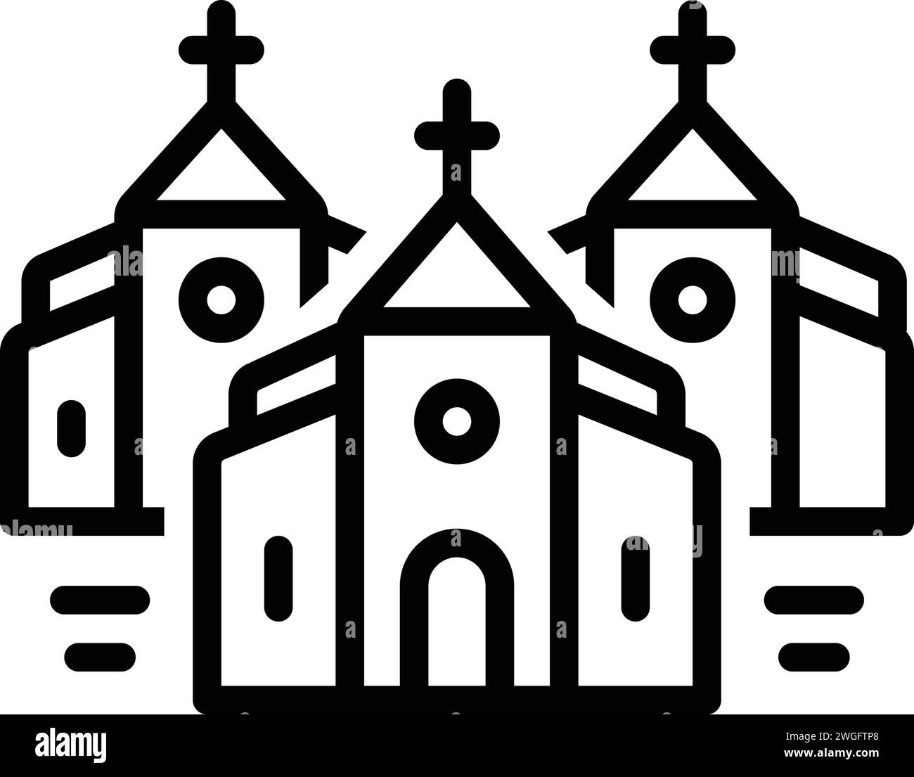 Kirchen Ausgeschnittene Stockfotos und -bilder - Alamy