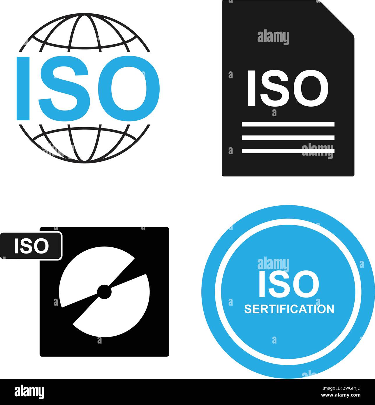Iso logo design -Fotos und -Bildmaterial in hoher Auflösung – Alamy