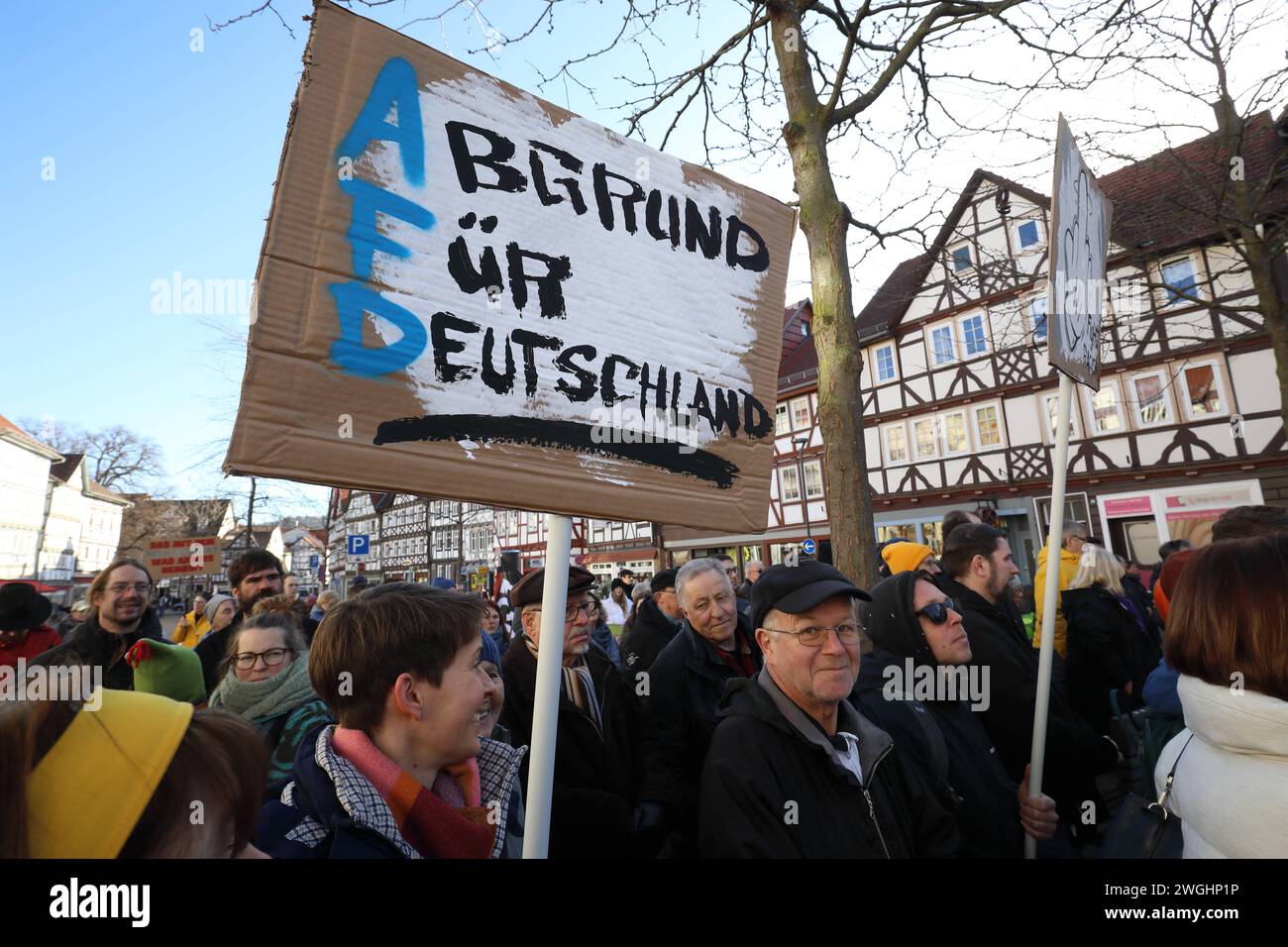 Demo gegen Hass und Hetze - Kundgebung gegen die AfD und Rechtsextremismus - DE, Deutschland ...