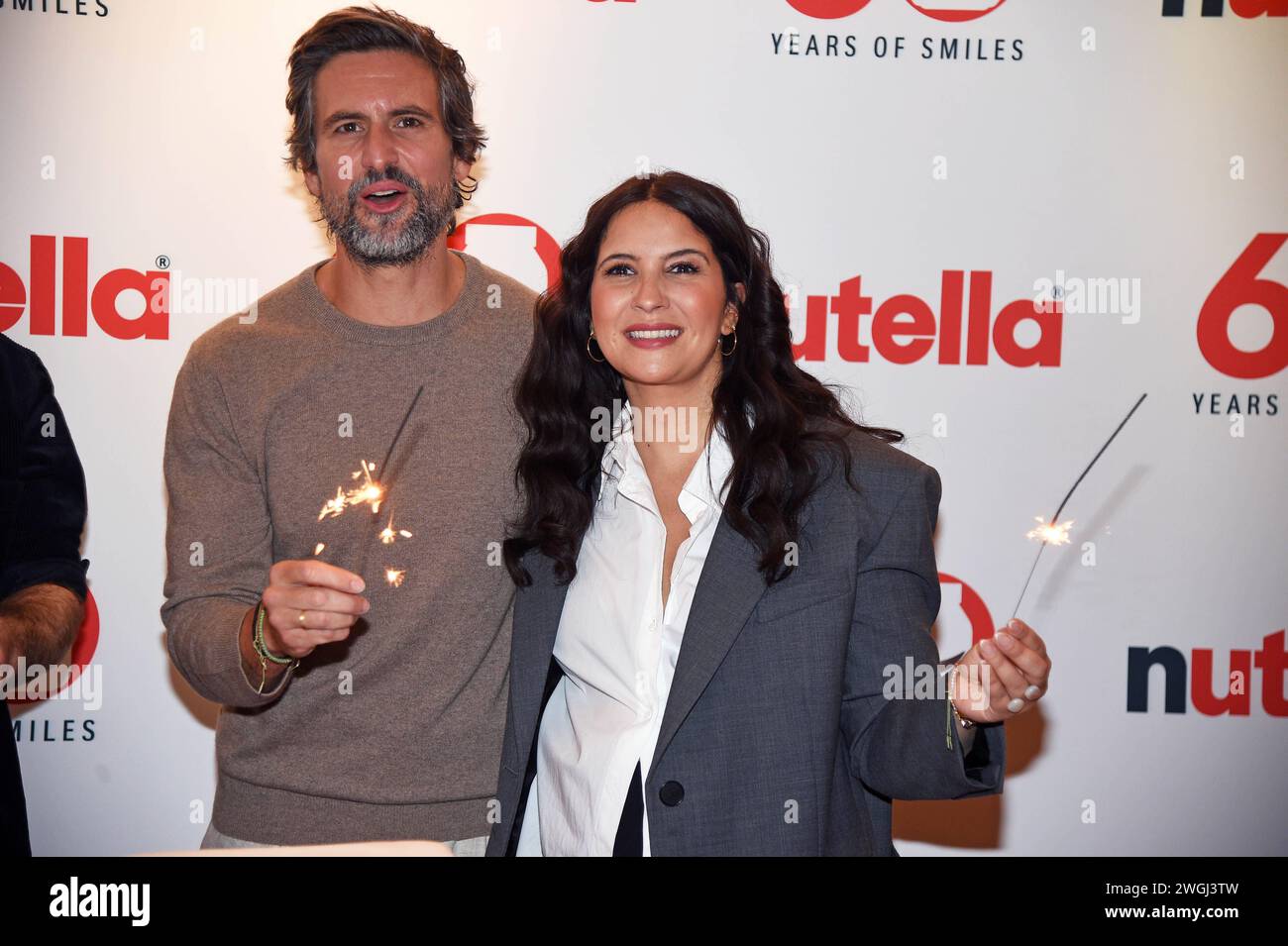 Tom Beck und Ehefrau Chryssanthi Kavazi beim World nutella Day - 60 Jahre Lächeln ...