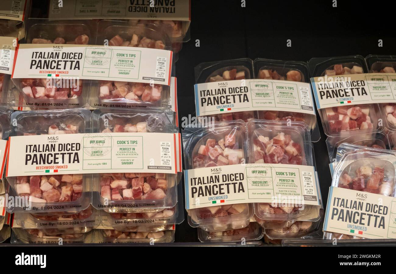 Italian pancetta -Fotos und -Bildmaterial in hoher Auflösung – Alamy
