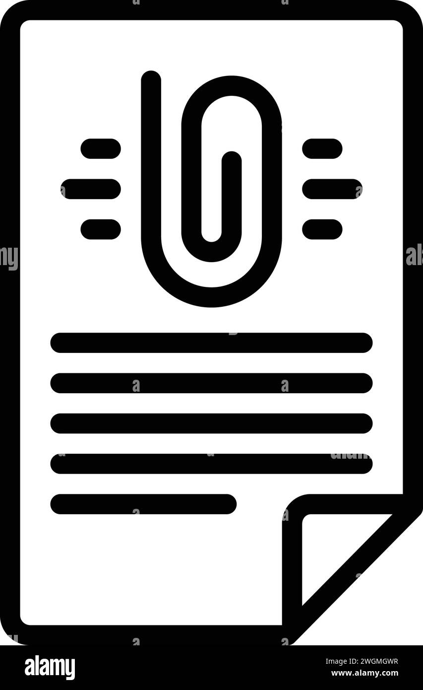 Anhang symbol vektor -Fotos und -Bildmaterial in hoher Auflösung ...