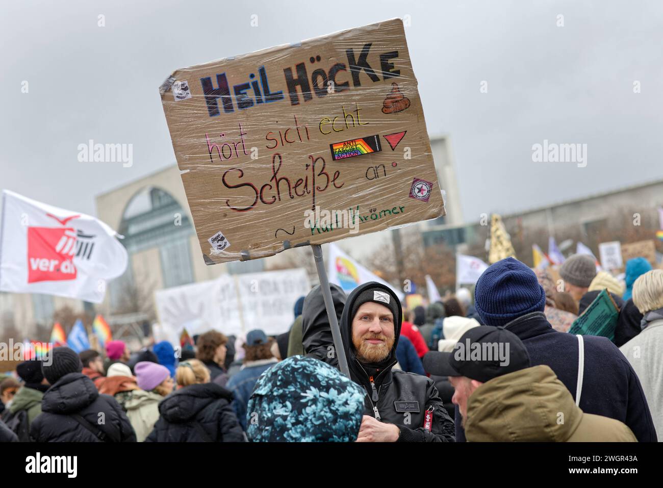 Berlin, Deutschland, DEU - Demonstration, Hand in Hand gegen Rechts 03. ...