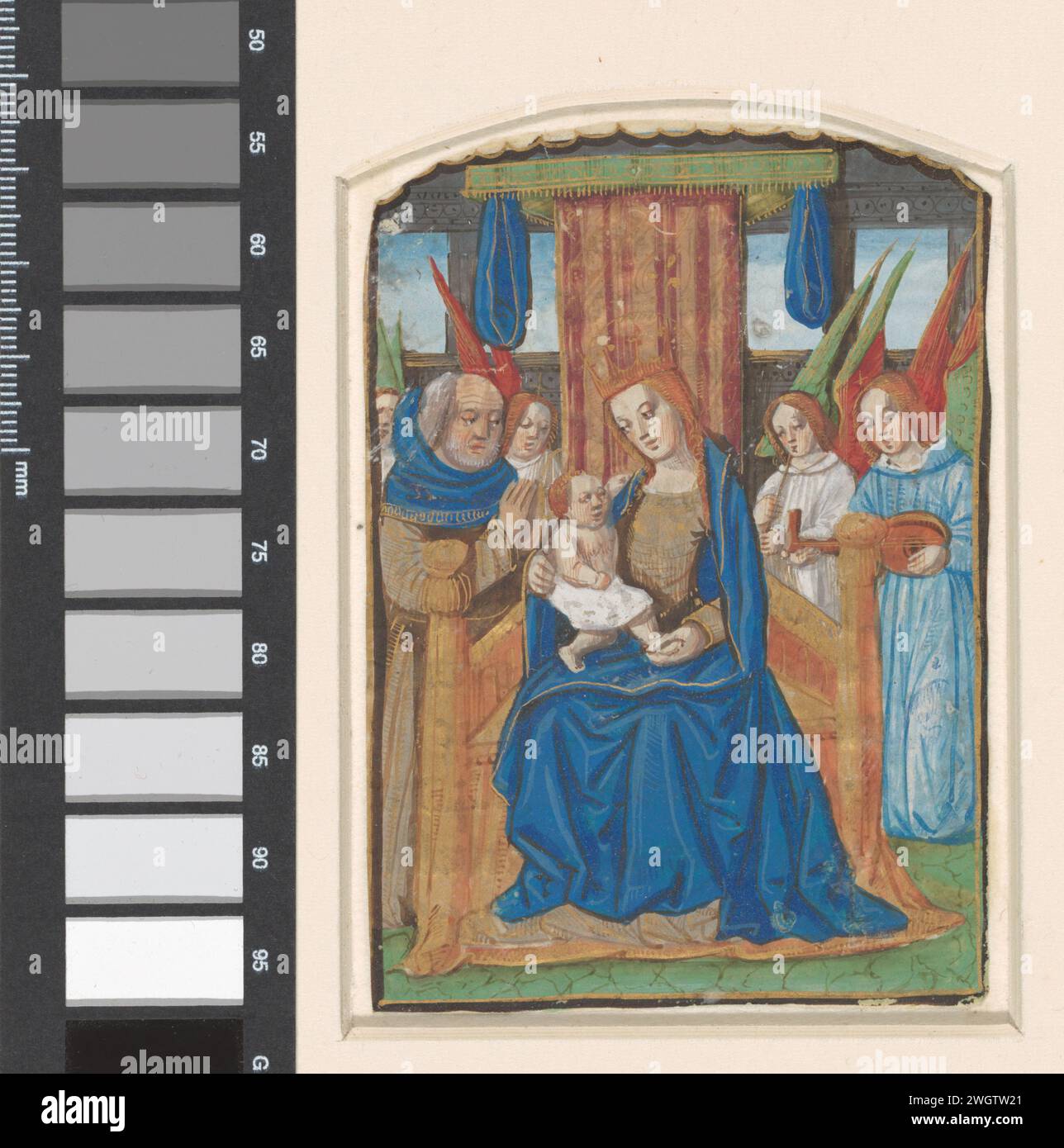 Miniatur aus einem Buch: Exit of the Holy Spirit, Anonym, 1475 - 1500 ...