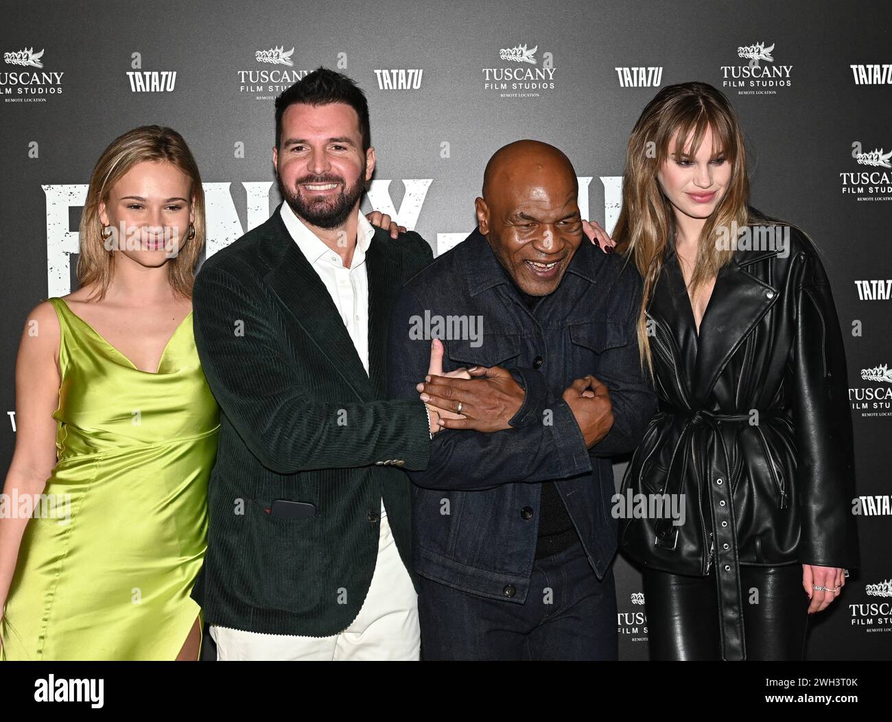 Turin, . Februar 2024. Turin, Italien Mike Tyson Protagonist des Films ...