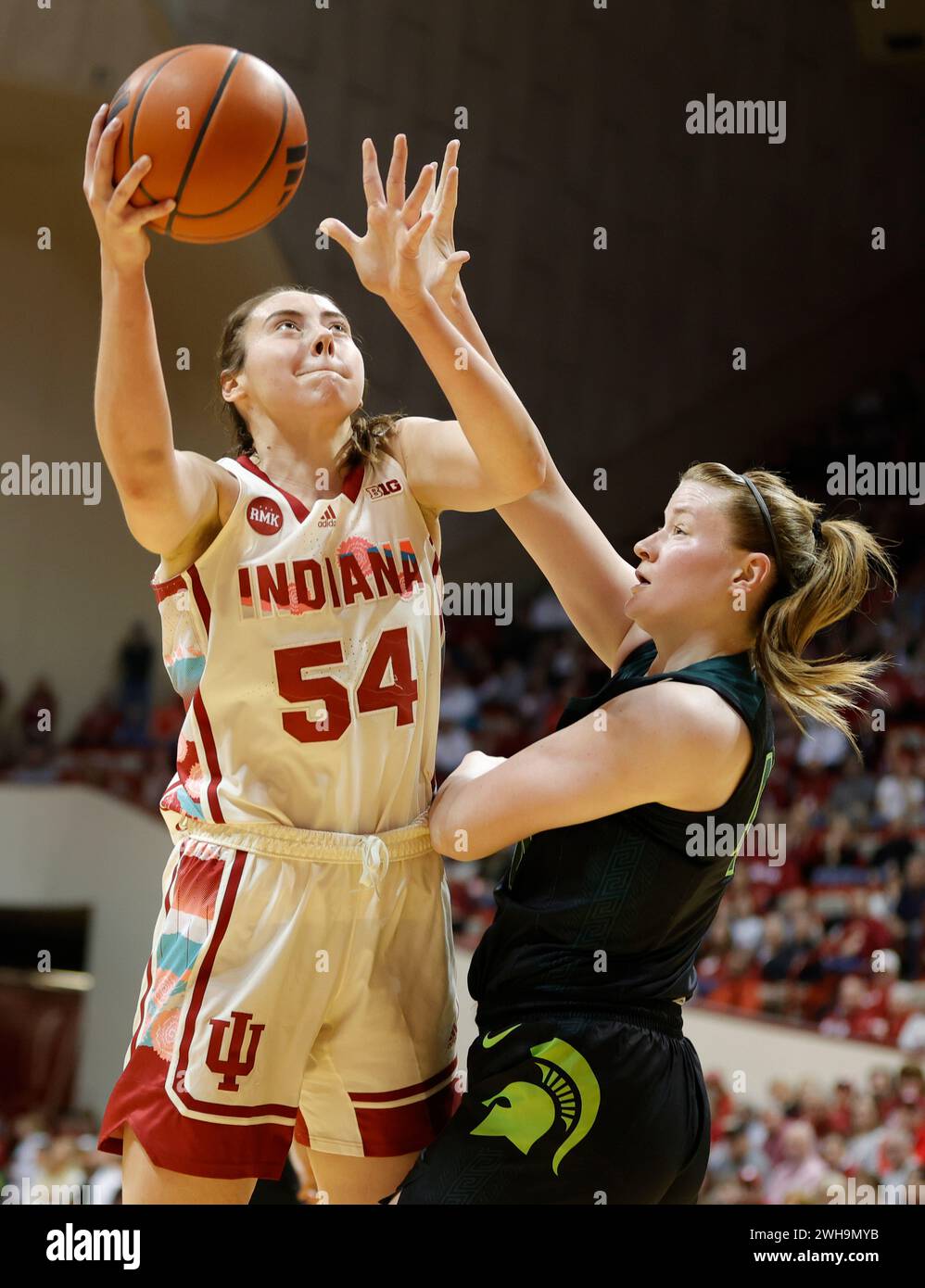 Bloomington, USA. Februar 2024. BLOOMINGTON, INDIANA – 8. FEBRUAR ...