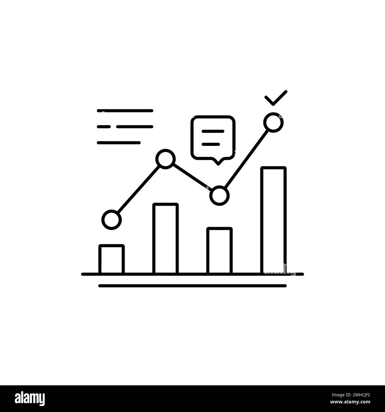 Steigender graph dashboard Stock-Vektorgrafiken kaufen - Alamy