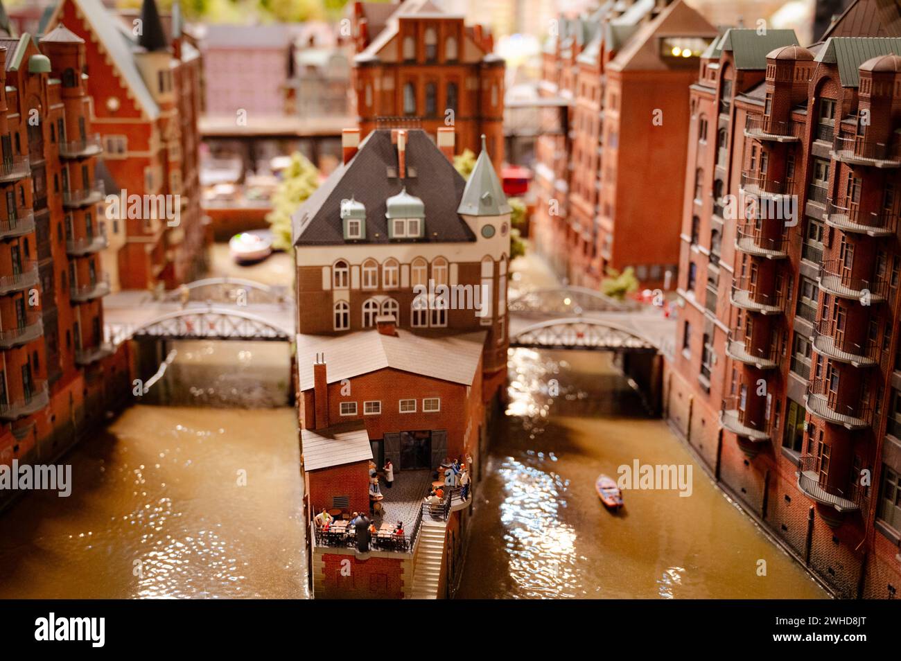 Miniatur Wunderland Hamburg in Deutschland, Speicherstadt, Museum mit ...