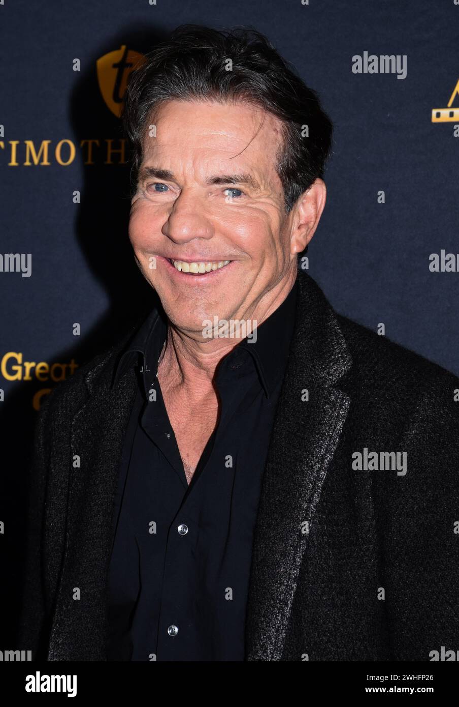 Los Angeles, Kalifornien, USA 9. Februar 2024 Schauspieler Dennis Quaid ...