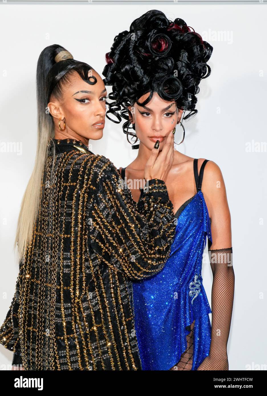 New York, Usa. Februar 2024. Model Lauren Forge während der Blonds ...