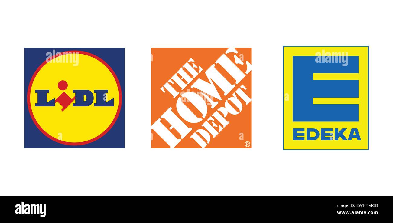 Logo lidl Stock-Vektorgrafiken kaufen - Alamy