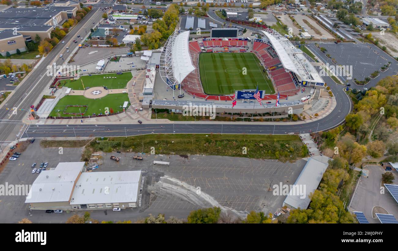 Luftaufnahme Von America First Field, Heimstadion Des Major Leauge ...