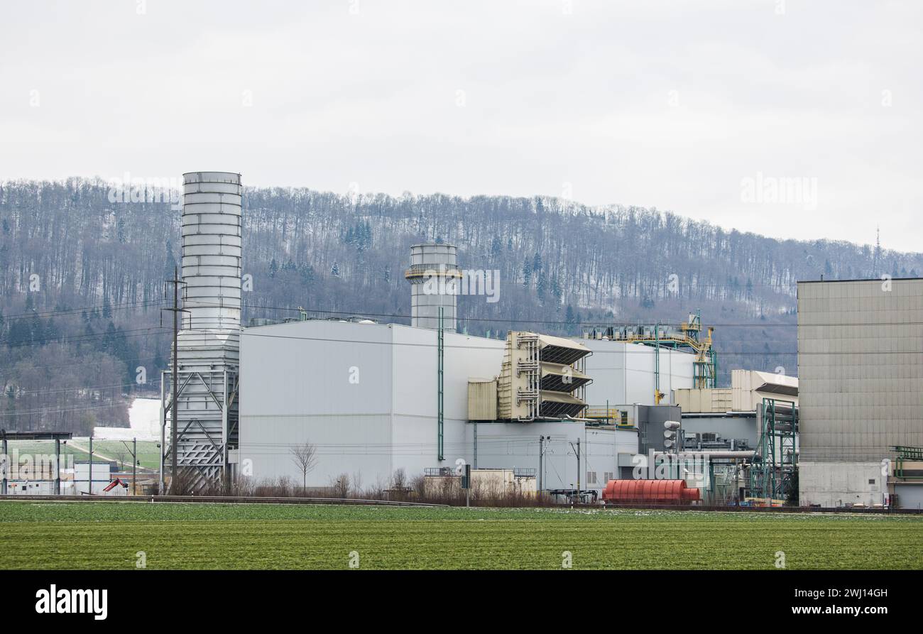Die Gasturbinen-Testanlage von Ansaldo Energie steht anfänglich als ...