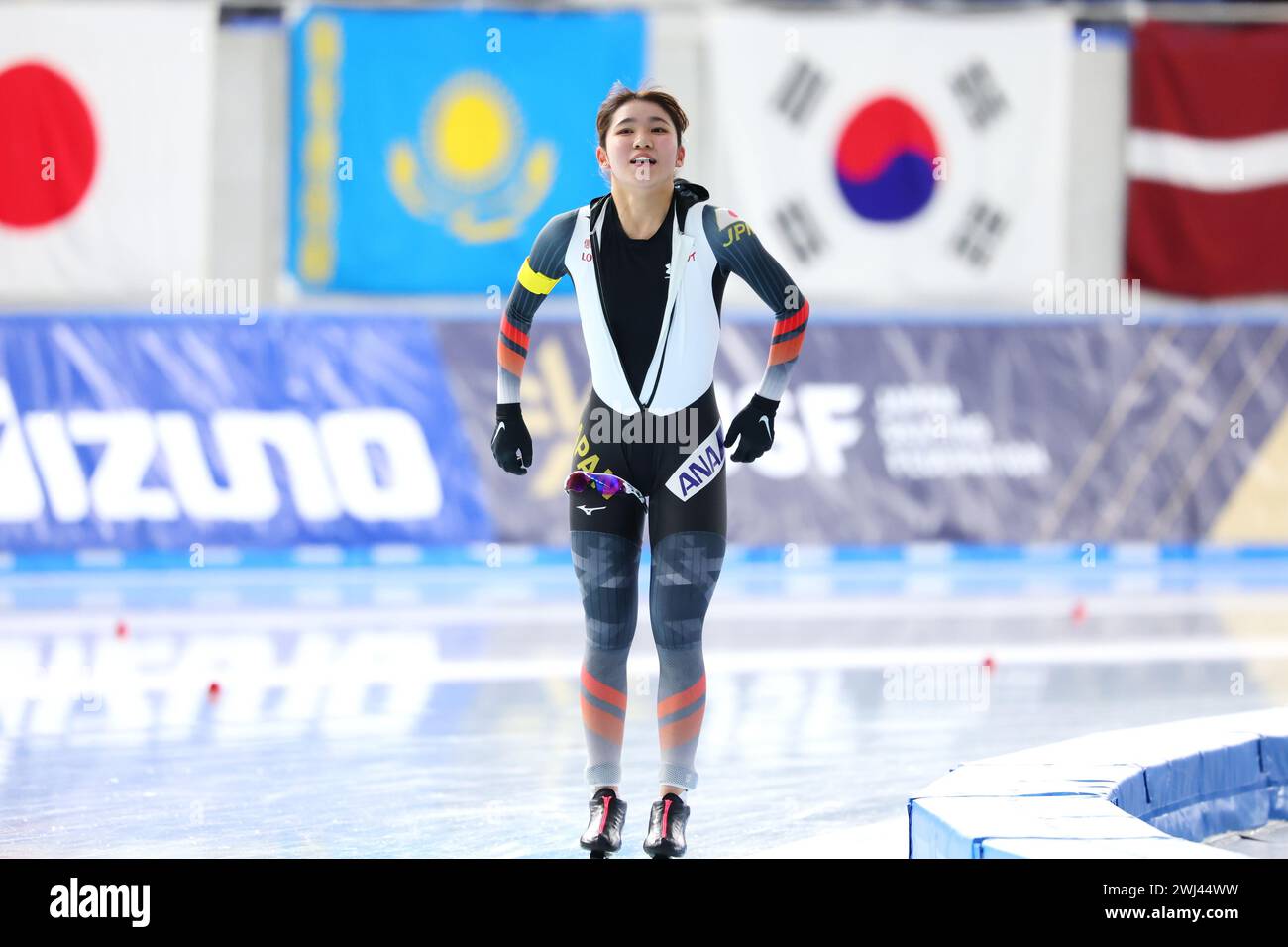 Aomori, Japan. Februar 2024. HANA Noake (JPN) Speed Skating : ISU ...