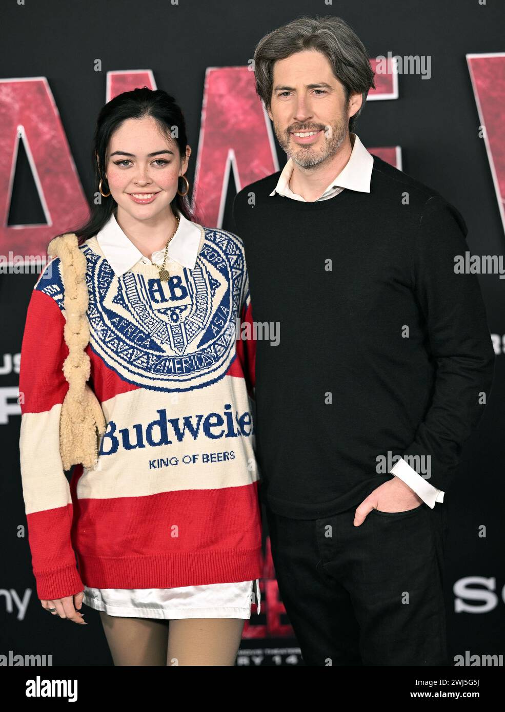 Los Angeles, Usa. Februar 2024. Der Filmemacher Jason Reitman und seine ...