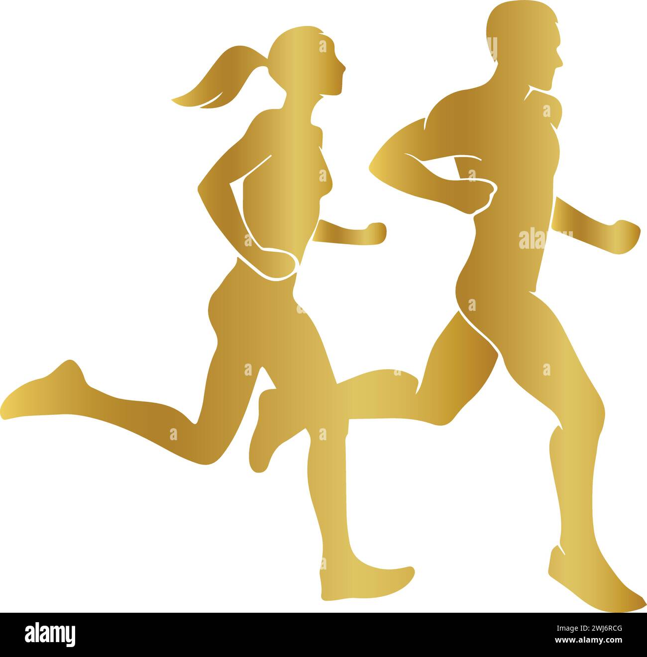 Woman running character athlete vector -Fotos und -Bildmaterial in ...