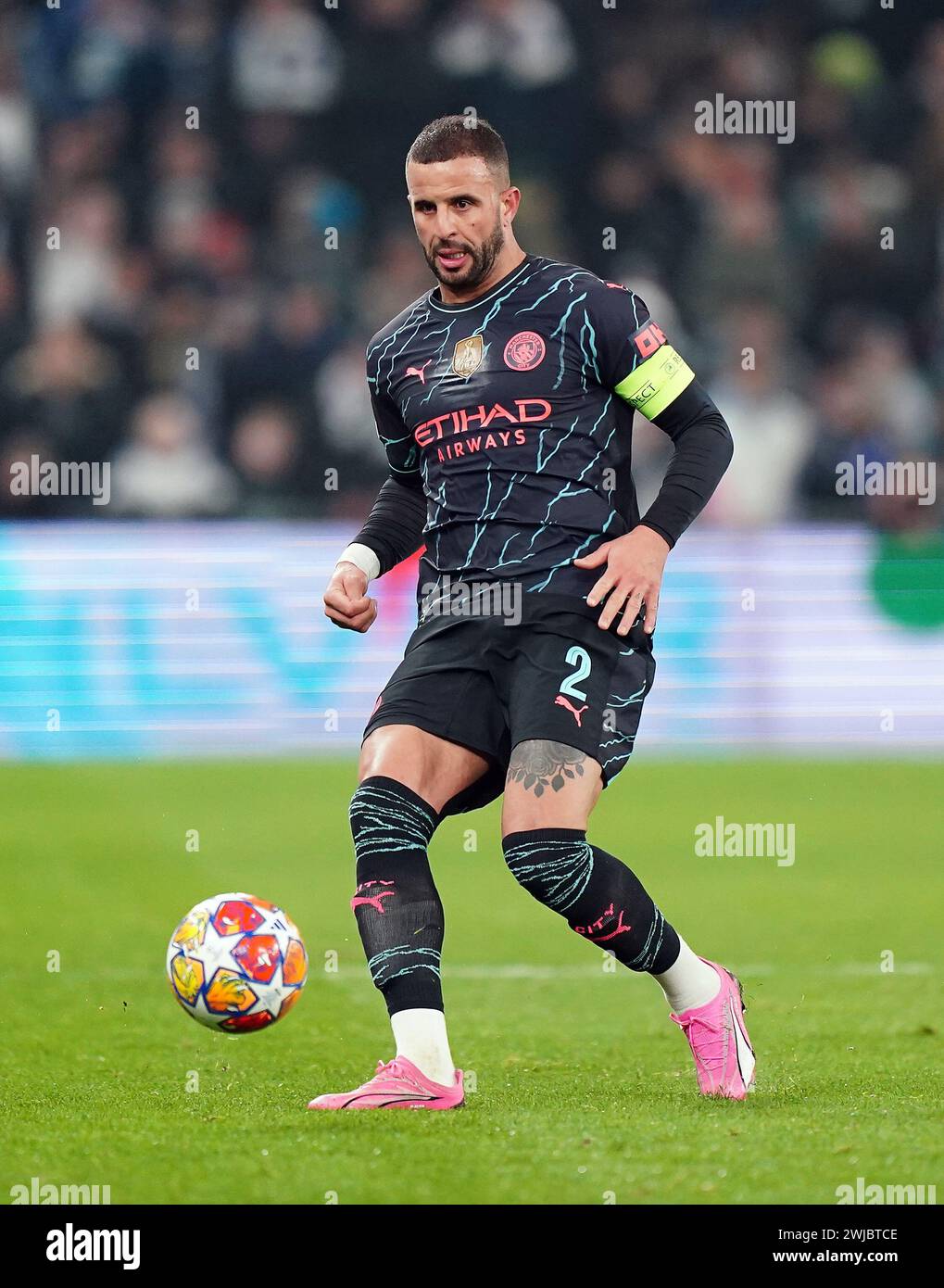 Kyle Walker aus Manchester City im Achtelfinale der UEFA Champions ...