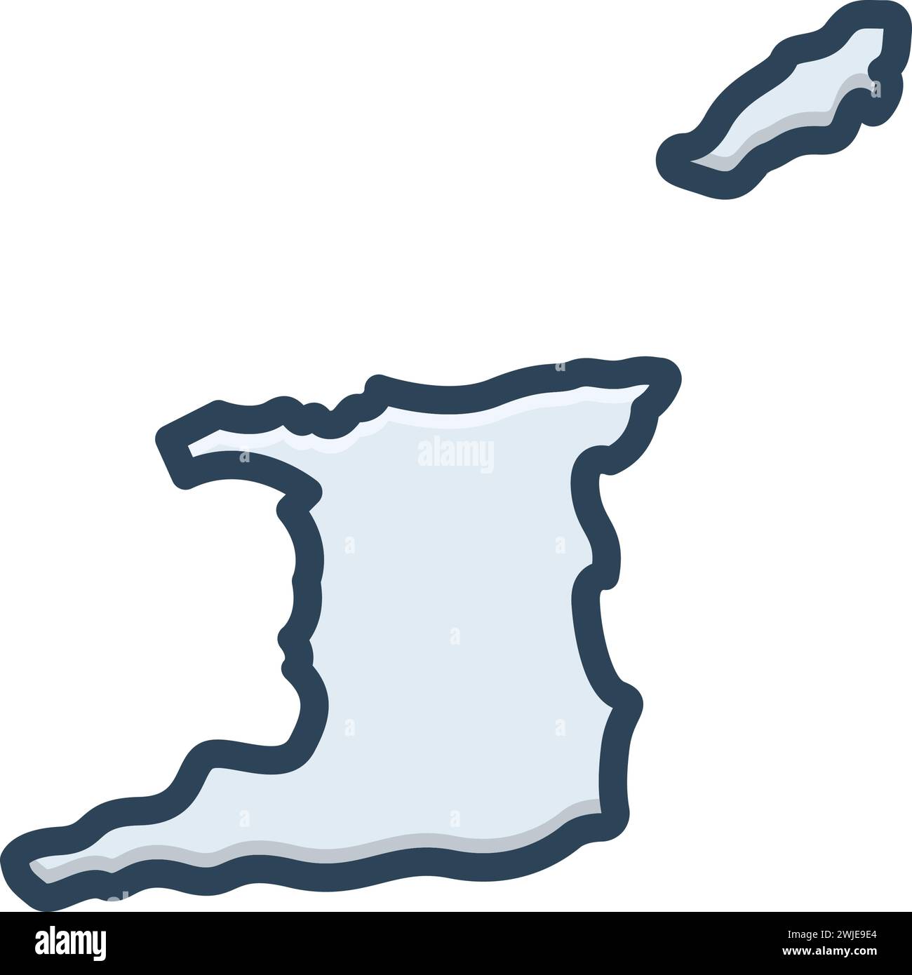 Trinidad karte -Fotos und -Bildmaterial in hoher Auflösung – Alamy