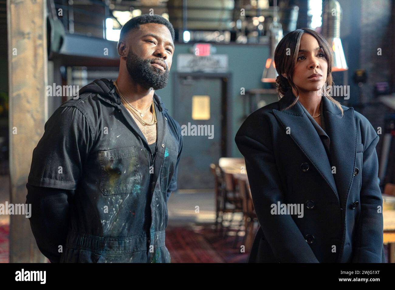 MEA CULPA, von links: Trevante Rhodes, Kelly Rowland, 2024. ph: Bob ...