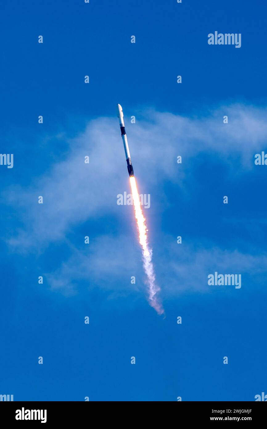 Cape Canaveral, Vereinigte Staaten von Amerika. 14. Februar 2024. Am 14 ...