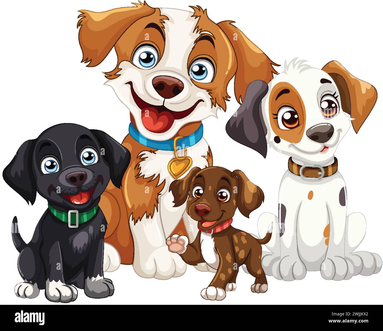 Süße cartoon hunde -Fotos und -Bildmaterial in hoher Auflösung – Alamy