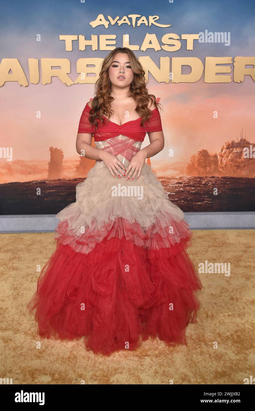 Elizabeth Yu arrives at the premiere of "Avatar: The Last Airbender" on ...