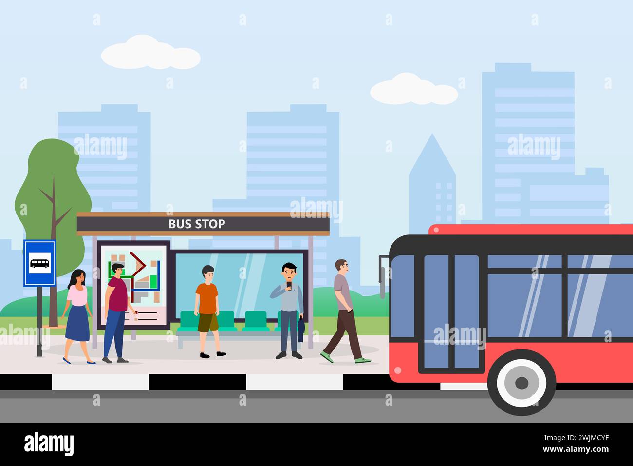 Bus route map -Fotos und -Bildmaterial in hoher Auflösung – Alamy